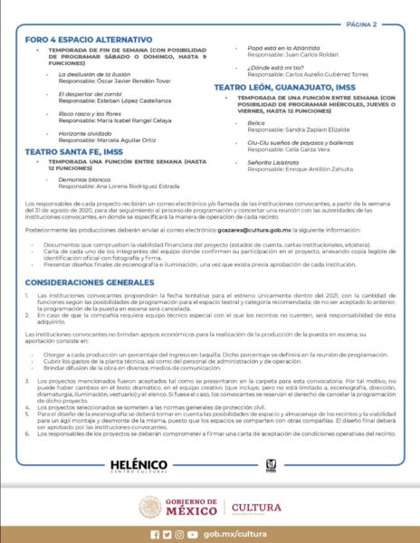 La Secretaría de Cultura, a través del Centro Cultural Helénico y el ...